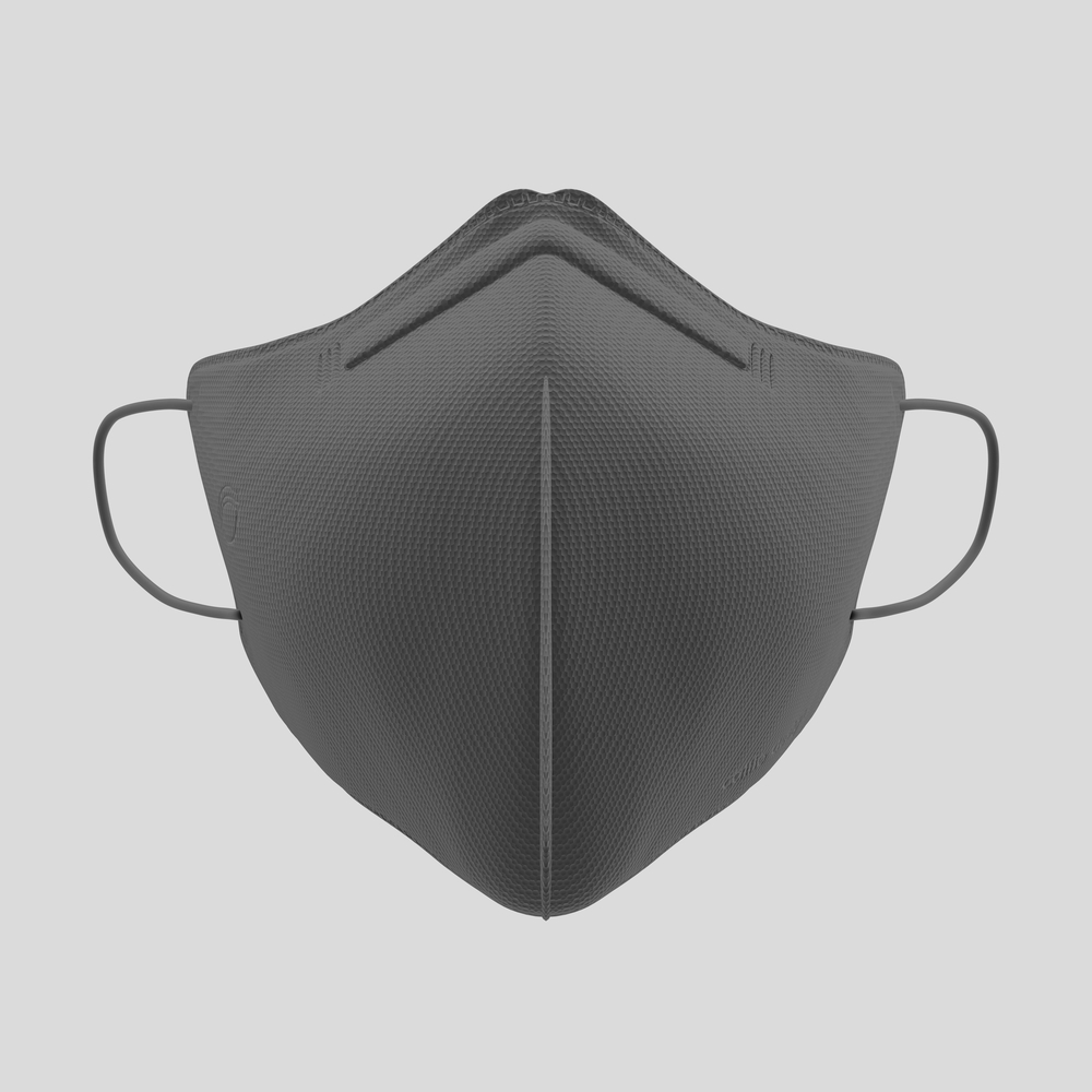 3D Wing Mask Antibacterial - Grey Star & Silver Streak (24 pcs ...