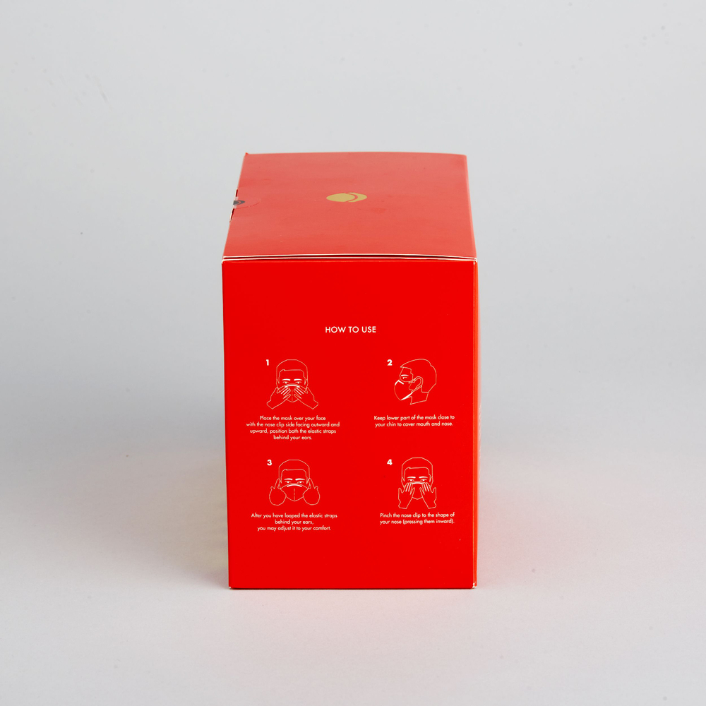 CNY Limited Edition: 3D Wing Mask Antibacterial - Fortune Red (24 pcs ...